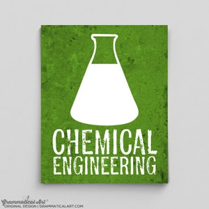 Chemical Engineering Engineer Print Science Gift for Chemie Home Decor ...