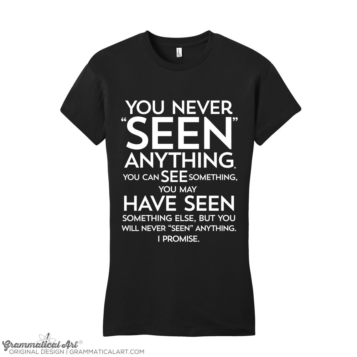 Grammar Shirt Funny Women's T-shirt Geeky Shirt Nerdy T-shirt Geekery ...