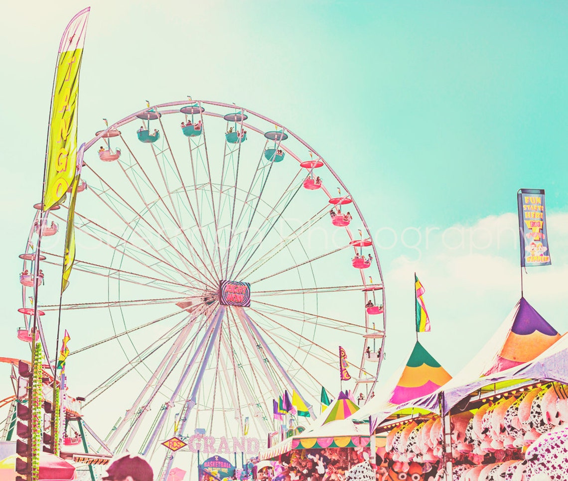 Carnival Photography - Swing Fair Vintage Retro - Fair Photo - Vintage ...