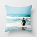 Surf Pillow - Surfer Pillow Case - Ocean Beach Pillow - Surfer Throw ...