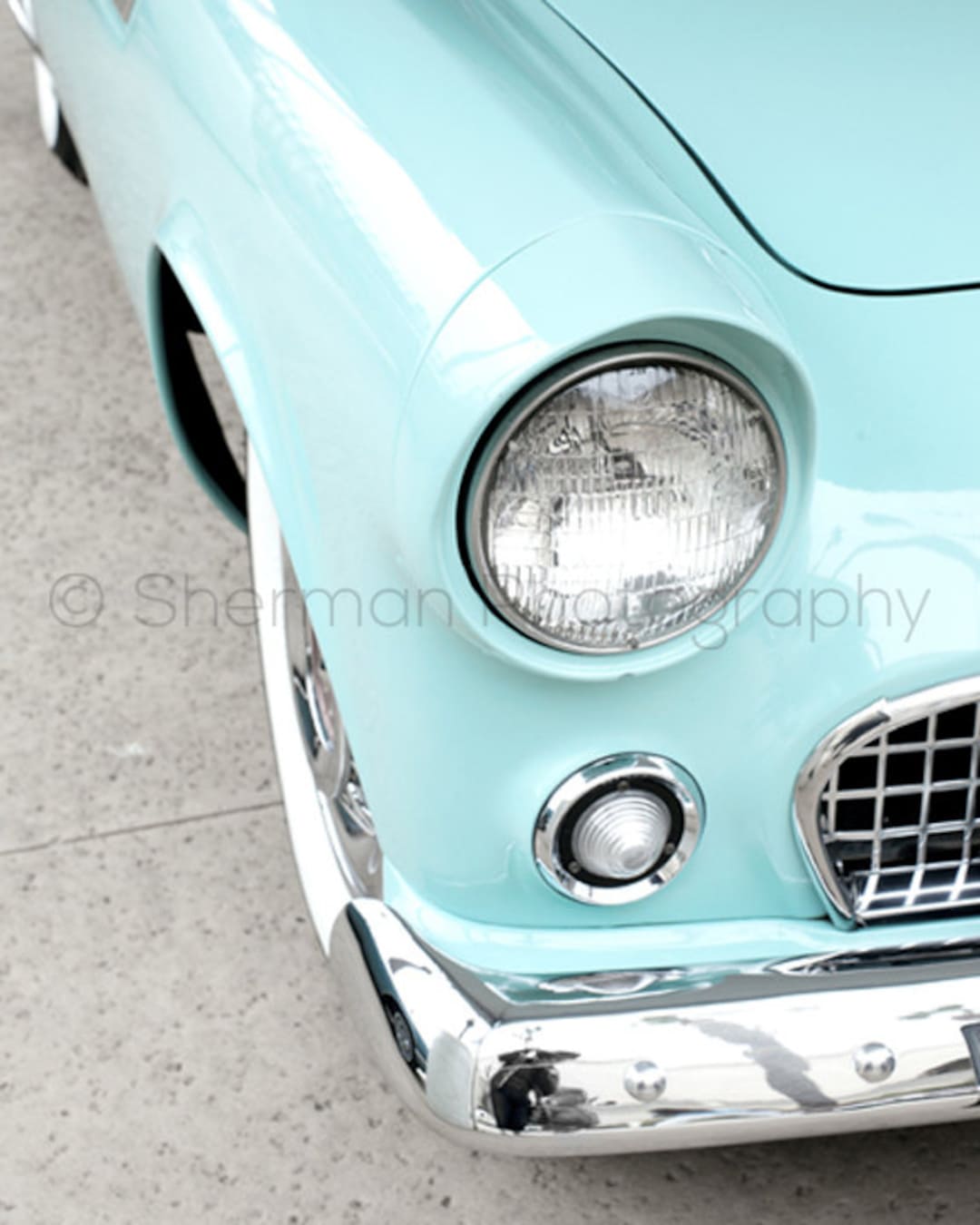 Retro Classic Car - 8x10 8x8 10x10 11x14 12x12 20x20 16x20 ...