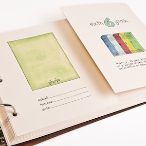 School Days School Memory Book, School Album - Pre-k Through 12th Grade ...