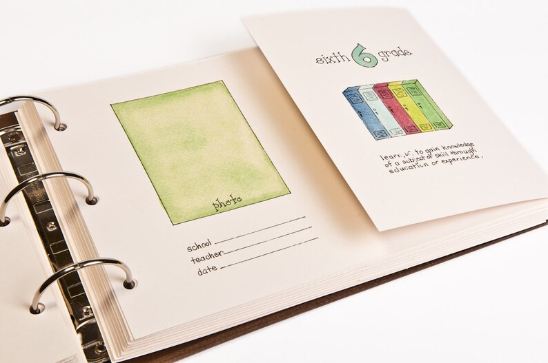 School Days School Memory Book, School Album - Pre-k Through 12th Grade ...