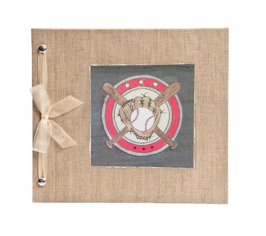 Baby Book Baseball Baby Memory Book Boy Baby Album Baby - Etsy