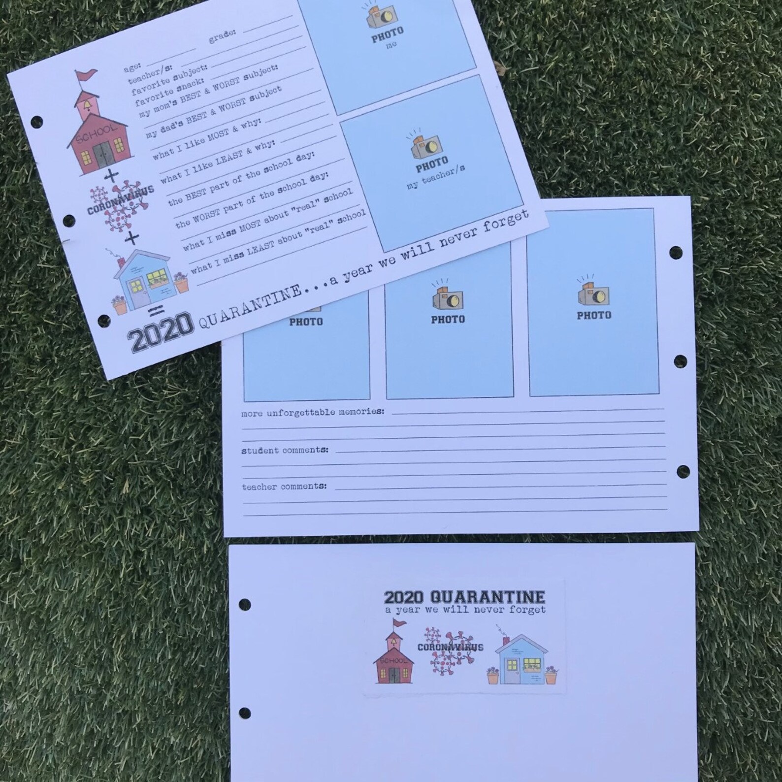 School Years School Memory Book, School Album, Pre-k Through 12th Grade ...