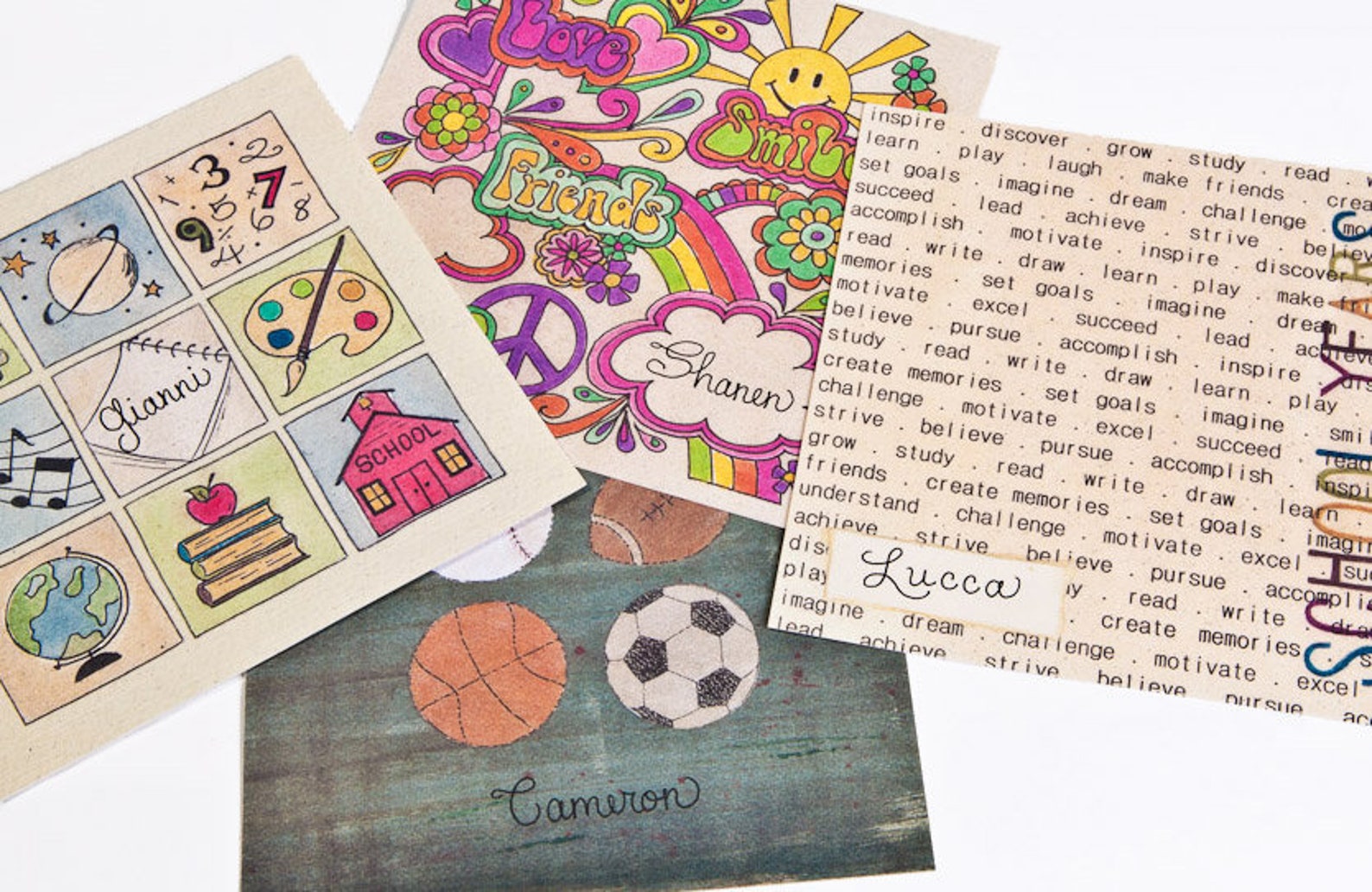 Peace & Love School Memory Book School Album Pre-k Through - Etsy