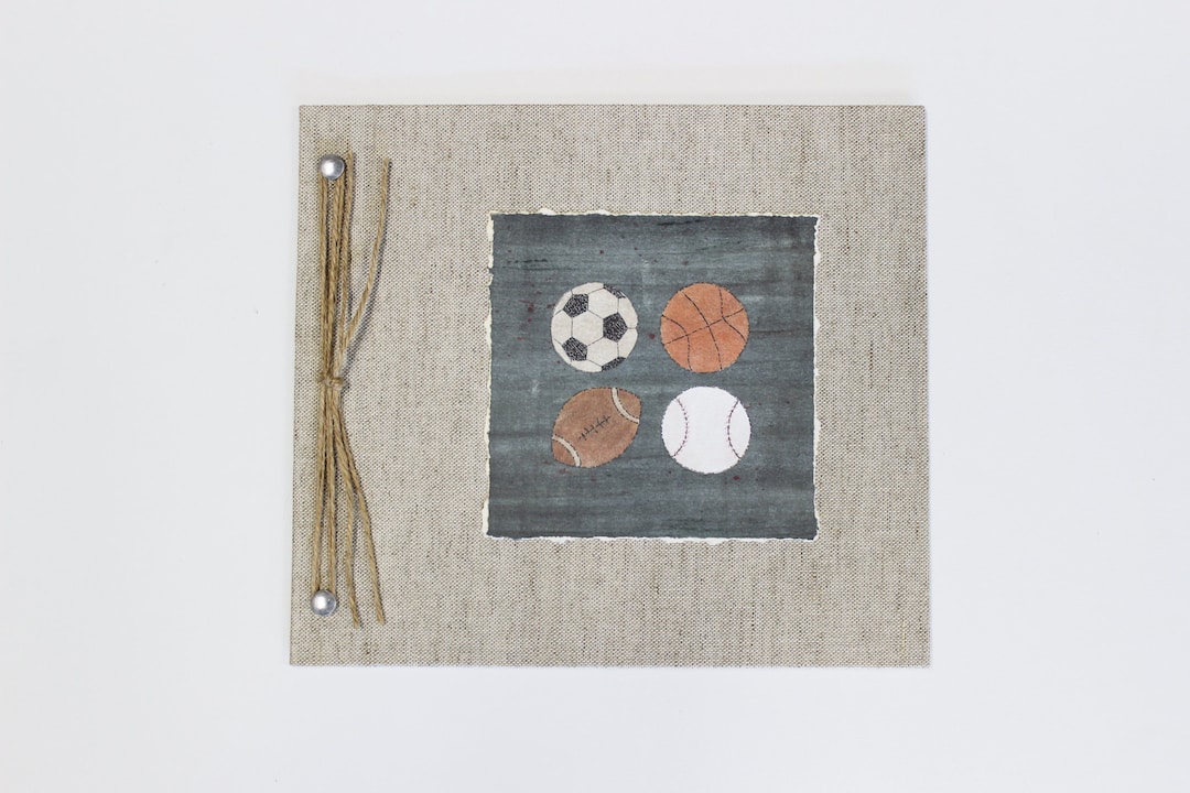 Vintage Sports Journal, Team Photo Book, Sports Scrapbook, Baseball ...