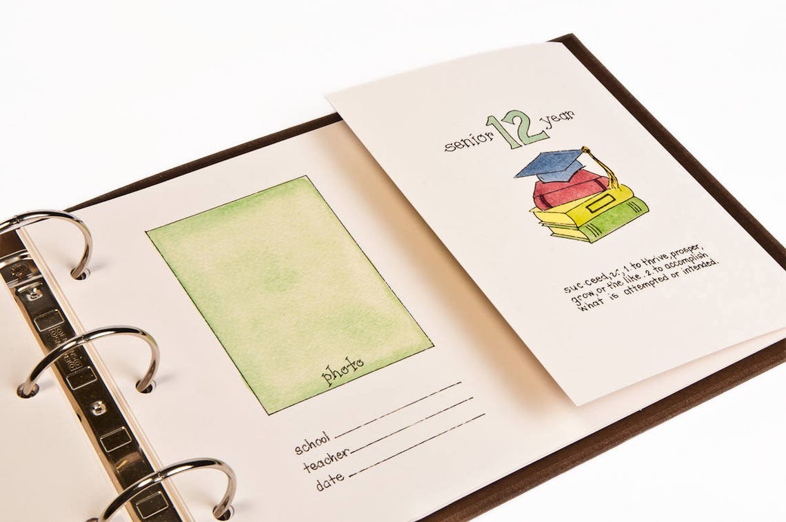 Peace & Love School Memory Book School Album Pre-k Through | Etsy