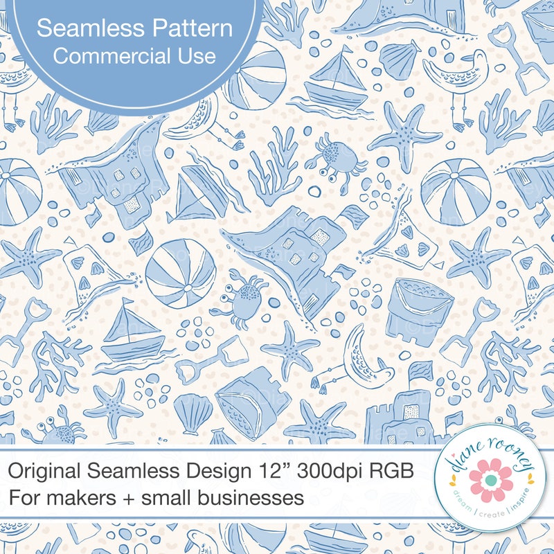 Blue Toile Fabric - Etsy