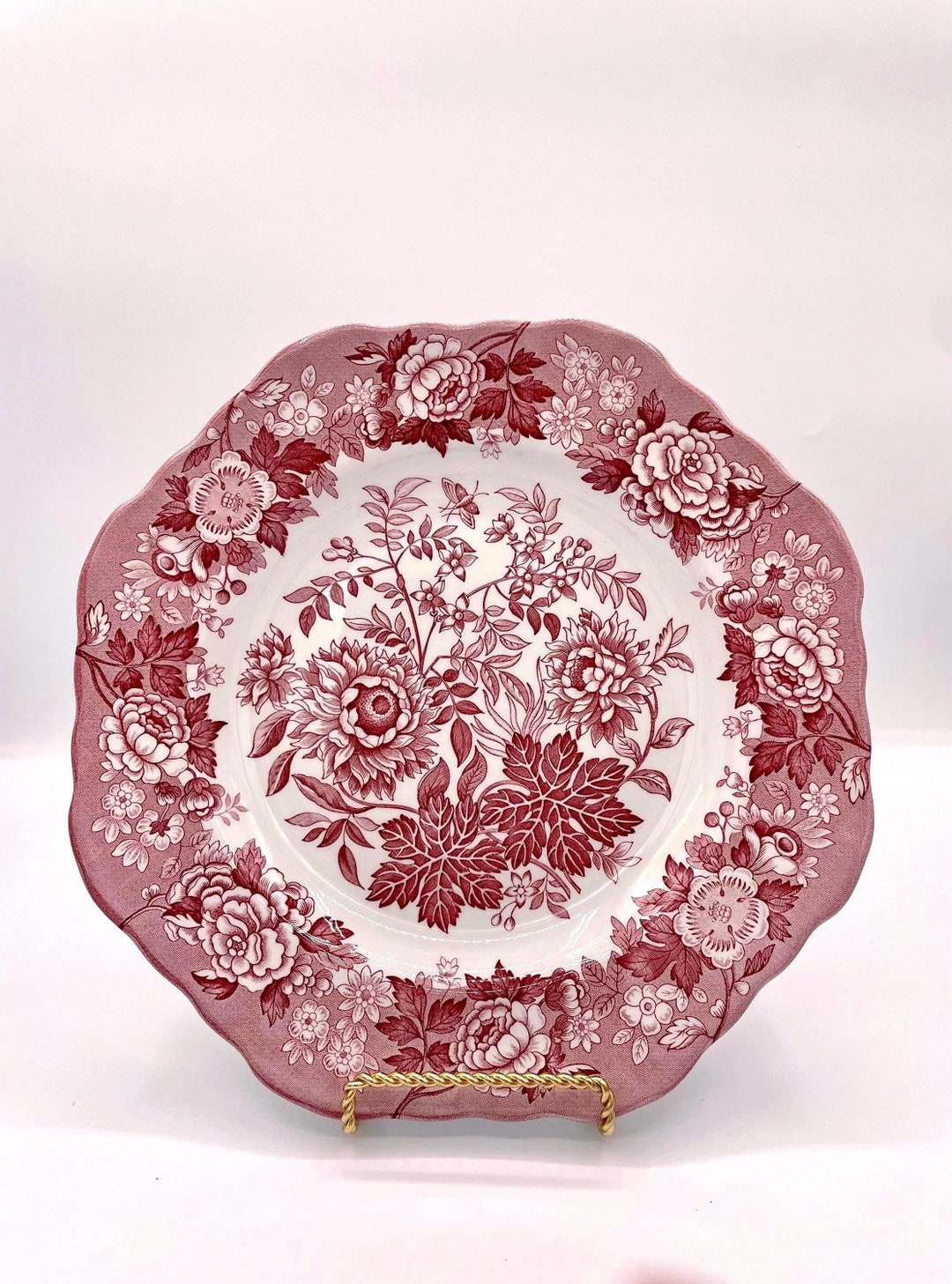 Vintage Spode Archive Collection ‘jasmine’ Floral Decorative Plate ...