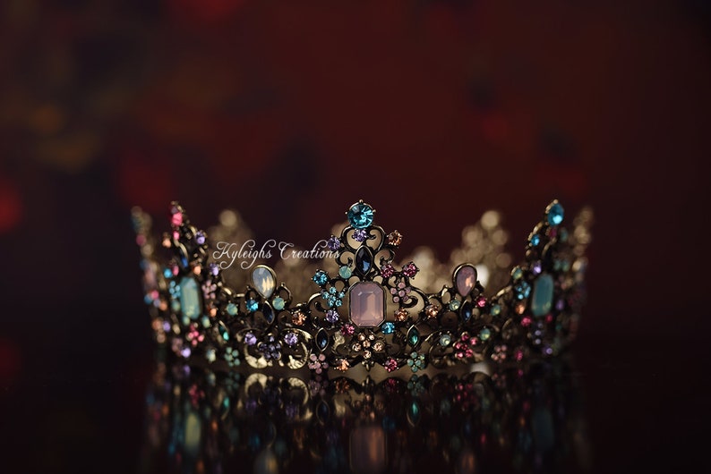 Colorful Aqua Mermaid Crown Mermaid Rhinestone Crown Mermaid - Etsy