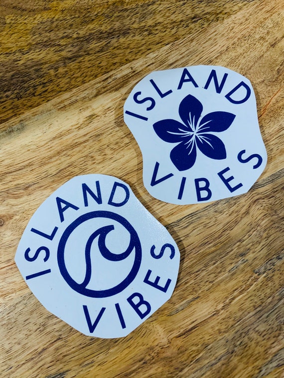 Island Vibes Stickers & Decals | Etsy