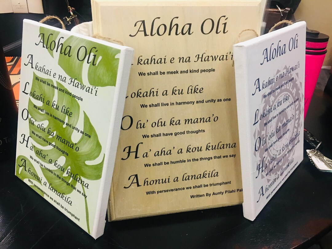 8x10 Aloha Oli - Etsy