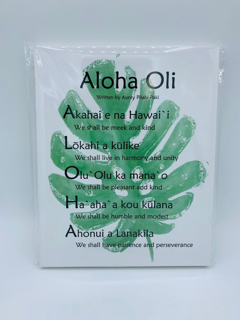 Aloha Oli - the Meaning of Aloha - Etsy