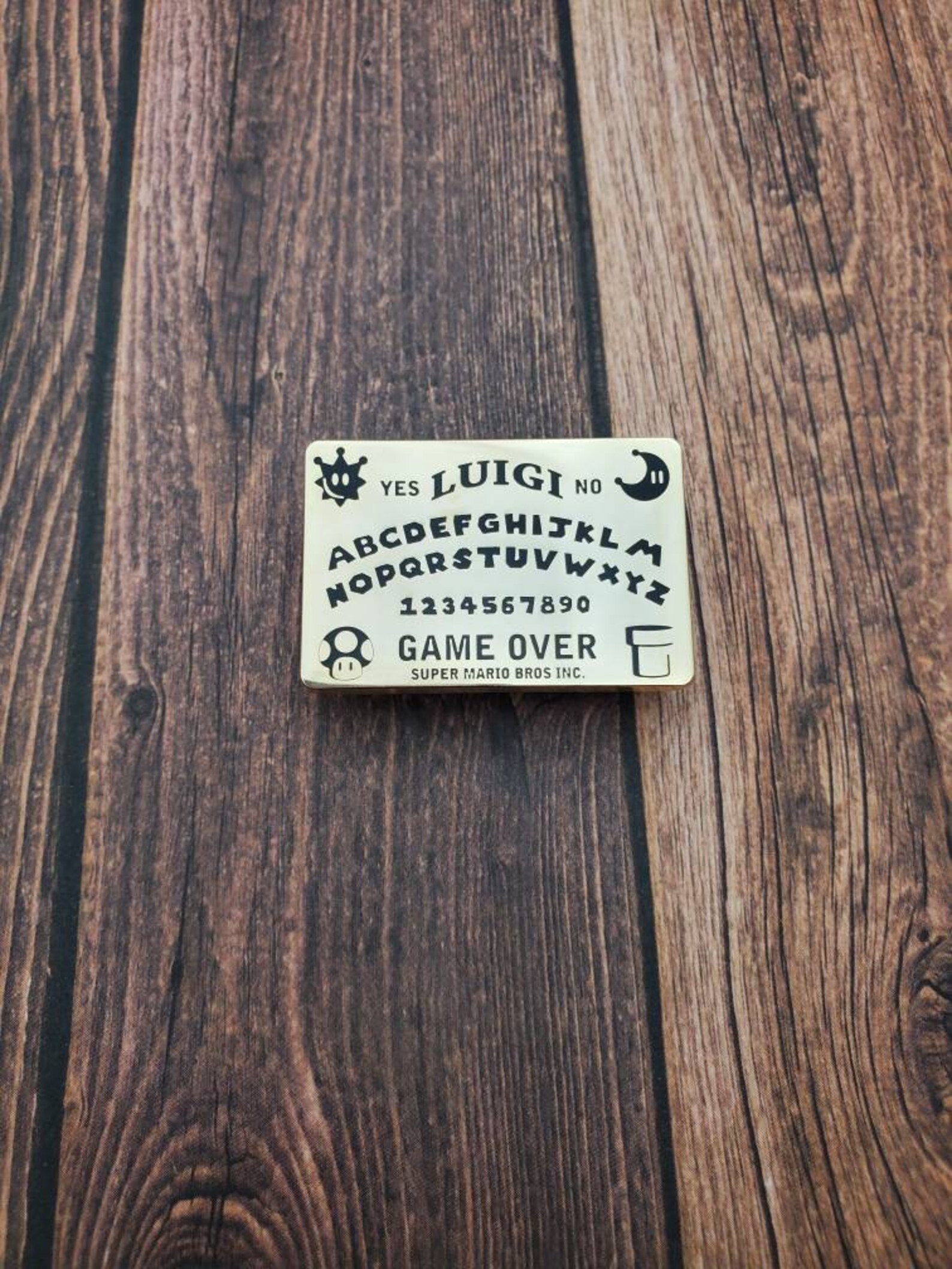 Luigi Board Ouija Wega Weggy Funny Parody Halloween Spooky - Etsy