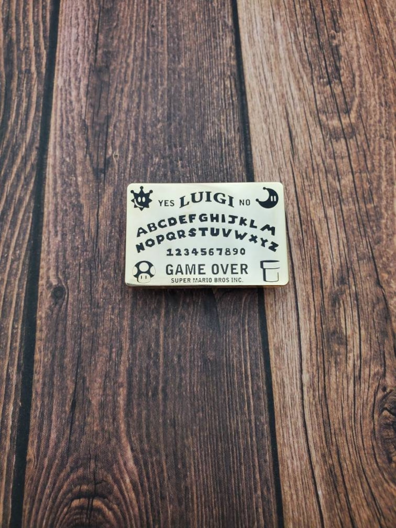 Luigi Board Ouija Wega Weggy Funny Parody Halloween Spooky - Etsy Ireland