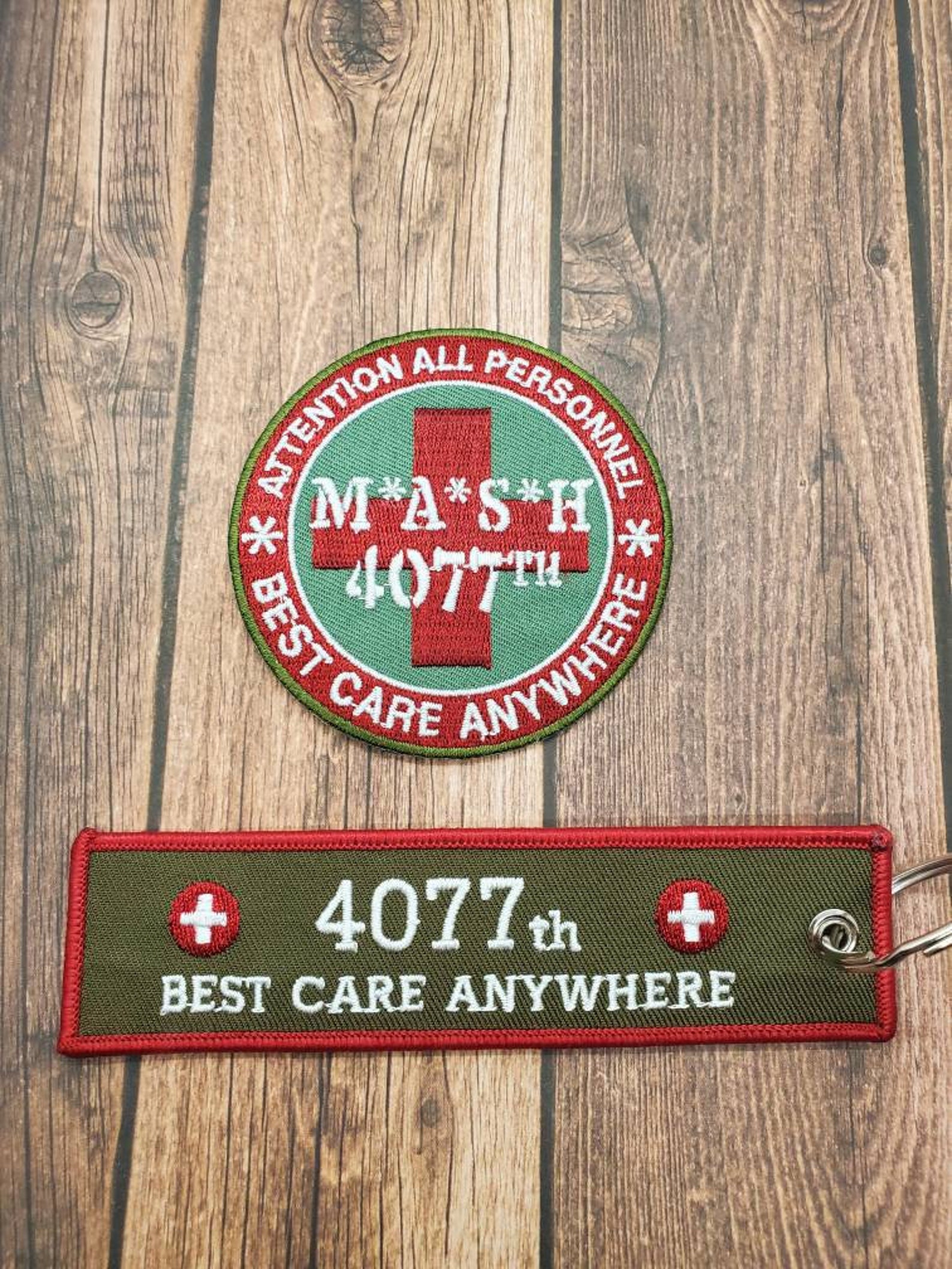 M*A*S*H Best Care Anywhere 4077th Embroidered Patch Medical Unit ...