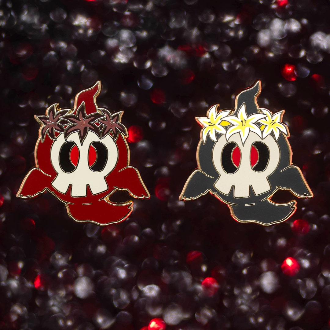 Happy Death Ghost Duskull Shiny Lilies Enamel Pin - Etsy
