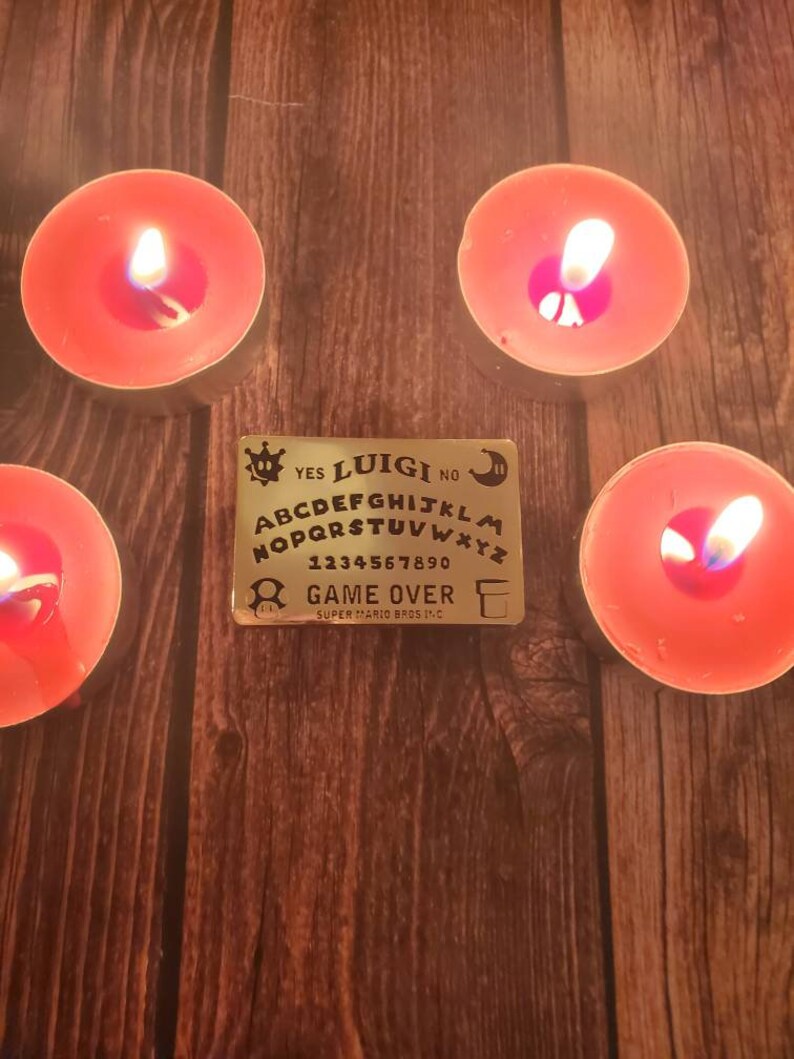 Luigi Board Ouija Wega Weggy Funny Parody Halloween Spooky - Etsy Ireland