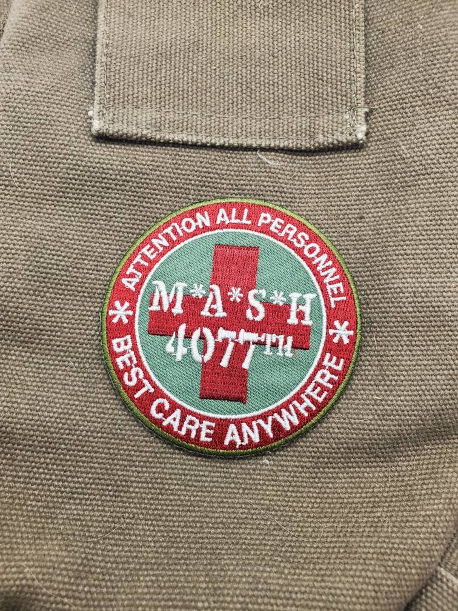 M*A*S*H Best Care Anywhere 4077th Embroidered Patch Medical Unit ...