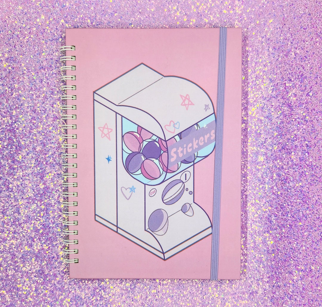 Gachapon Hardcover Sticker Book - Etsy