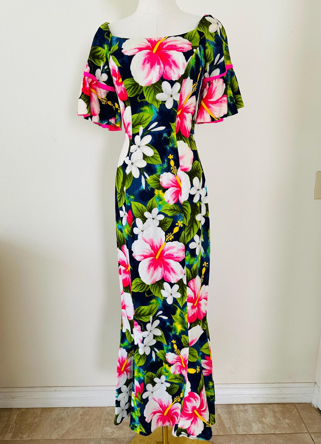 Kimo’s Hawaiian Vintage Mermaid Dress 1960’s-1970’s - Etsy