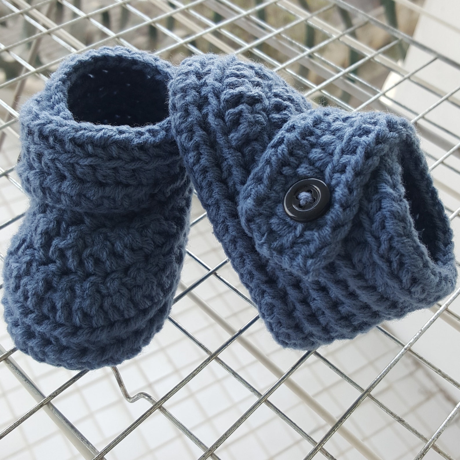 Crochet Baby Booties. Colour You Choose. | Etsy