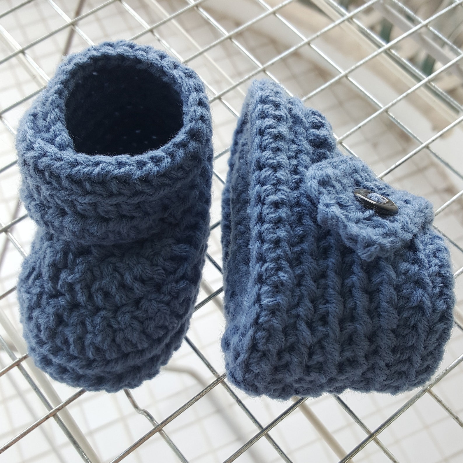 Crochet Baby Booties. Colour You Choose. - Etsy