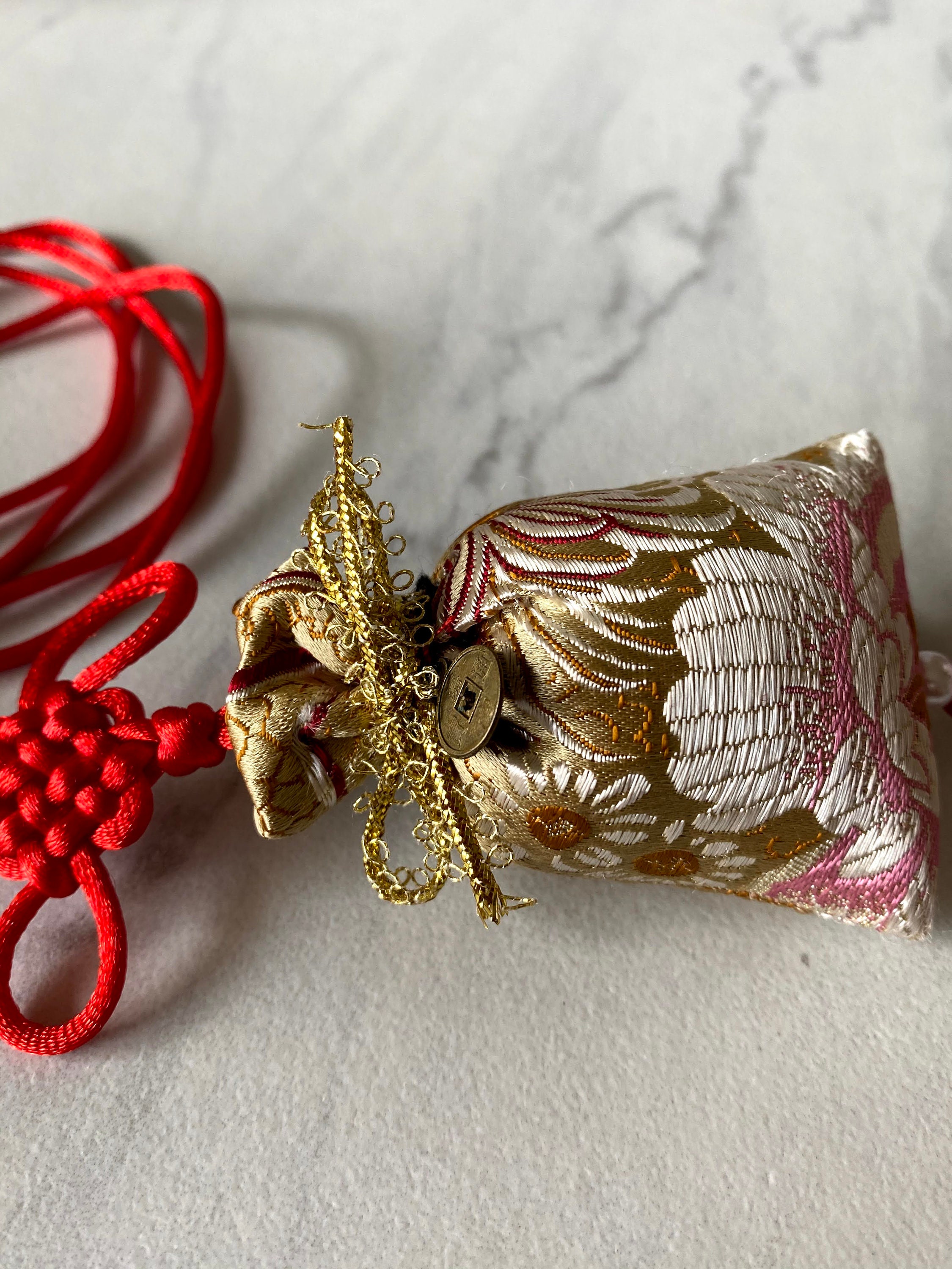 Chinese Ancient Money Sachet Silk Cloth Lucky Bag - Etsy