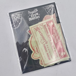 Mortemer’s Funeral Parlor and Undertakers Club 5 Piece Vinyl Sticker ...