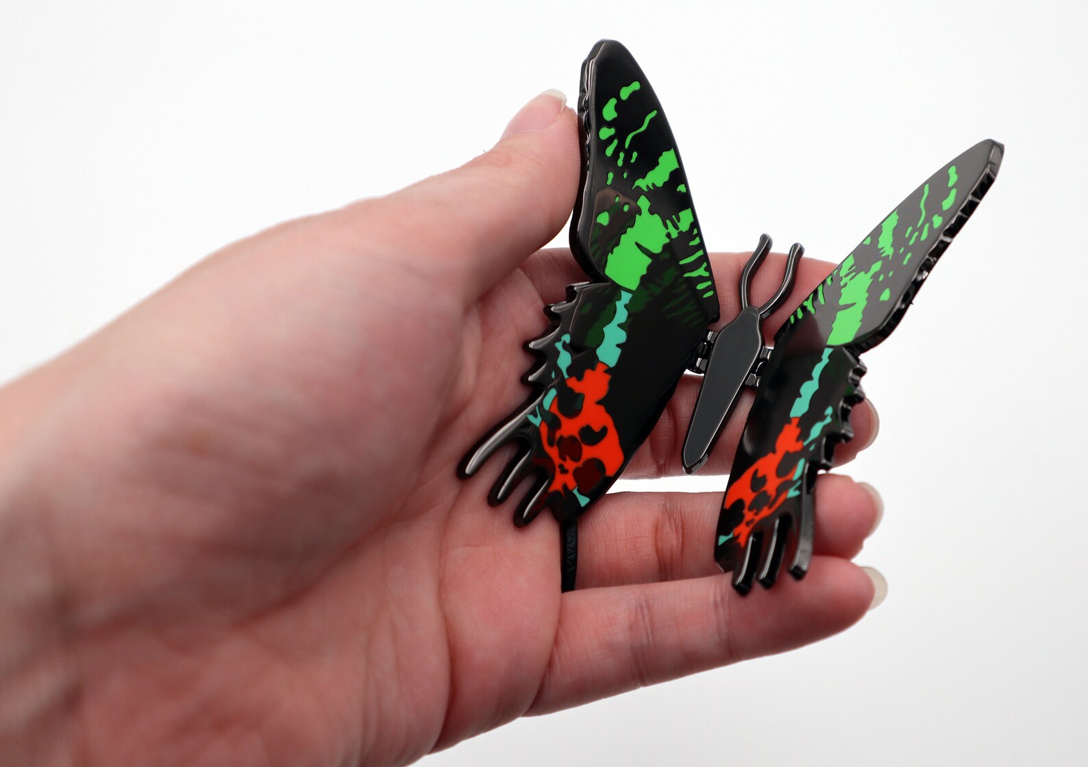 Sunset Moth Moving Wing Enamel Pin! - Etsy