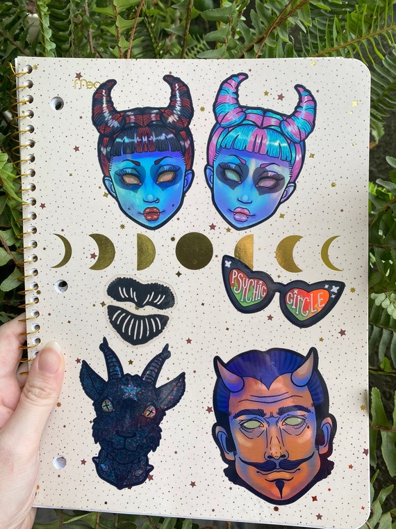 Paper Creatures of the Night Stickers Stickers Paper & Party Supplies ...