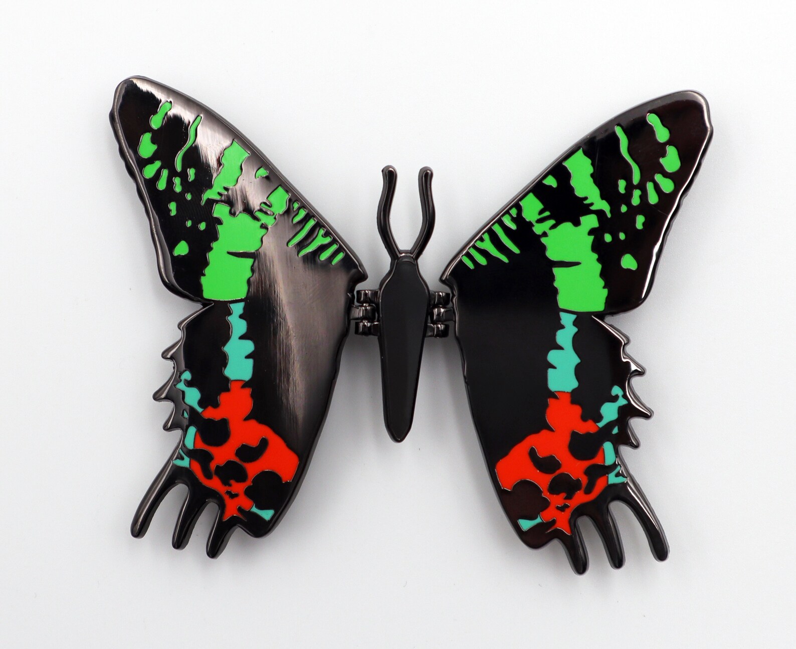 Sunset Moth Moving Wing Enamel Pin! - Etsy