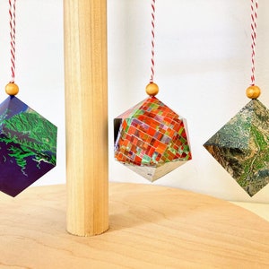 Geometric Map Ornament - Etsy