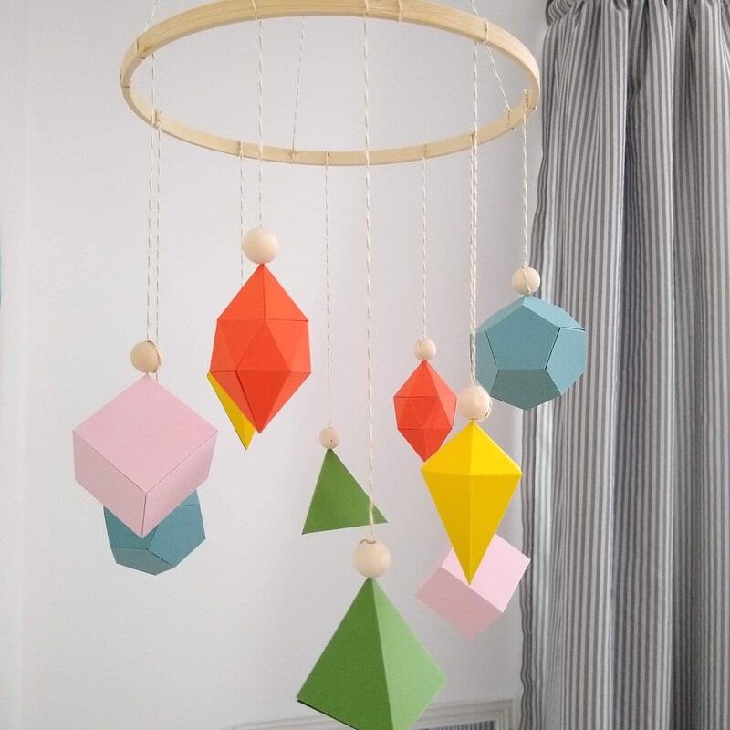 Modern Baby Mobile - Etsy
