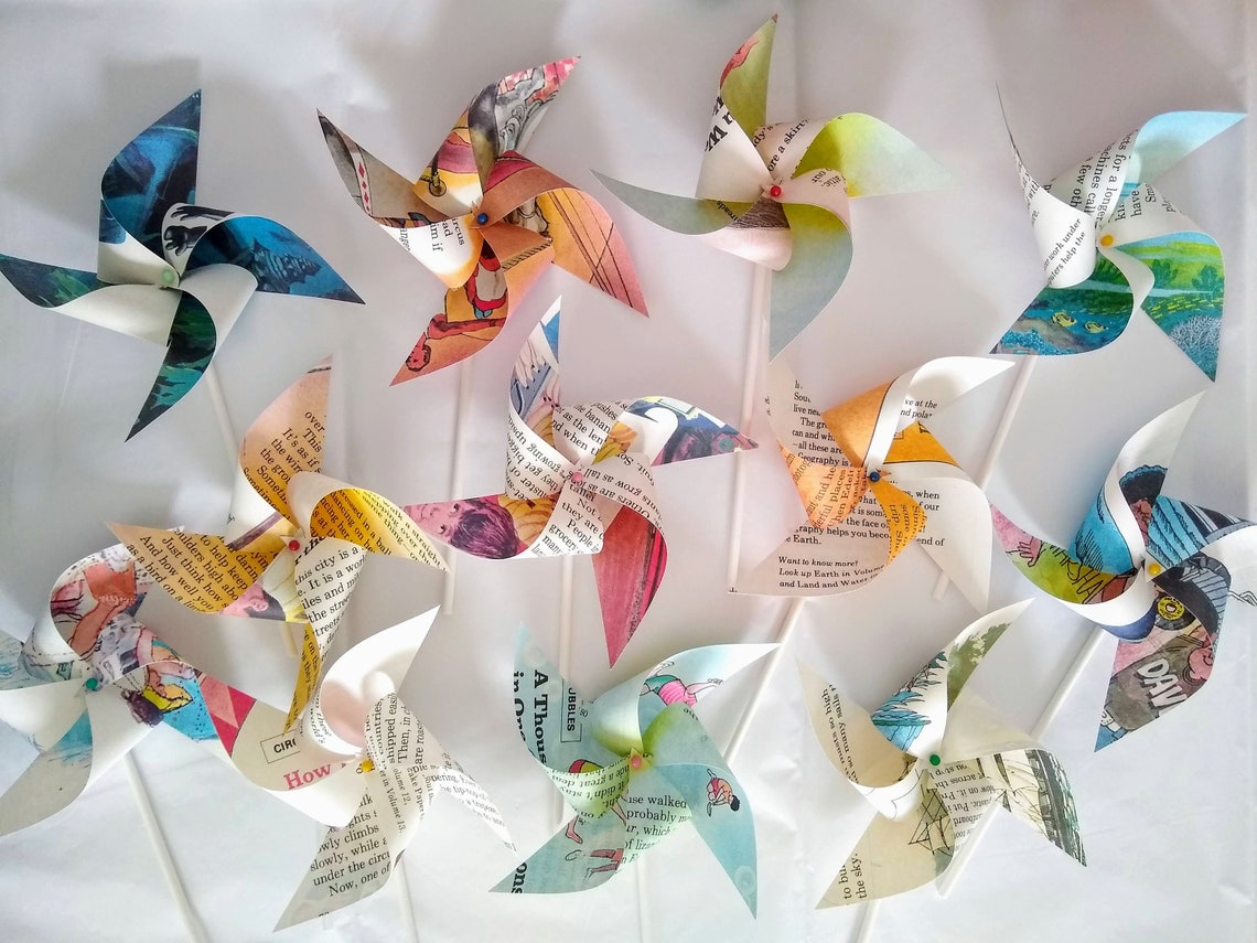 Set of Storybook Pinwheels - Etsy
