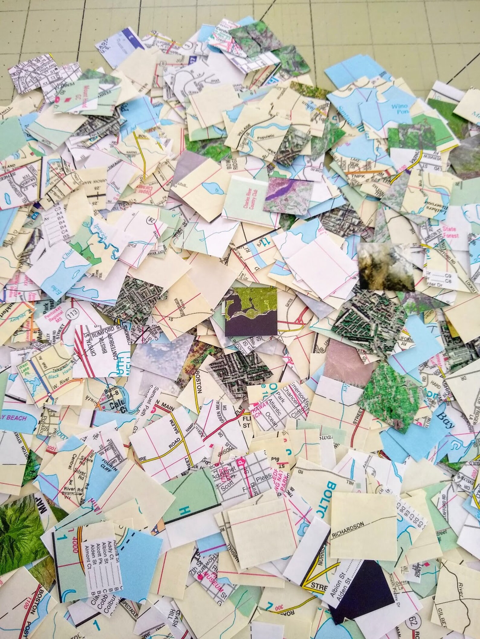 Map Party Decor Set | Etsy
