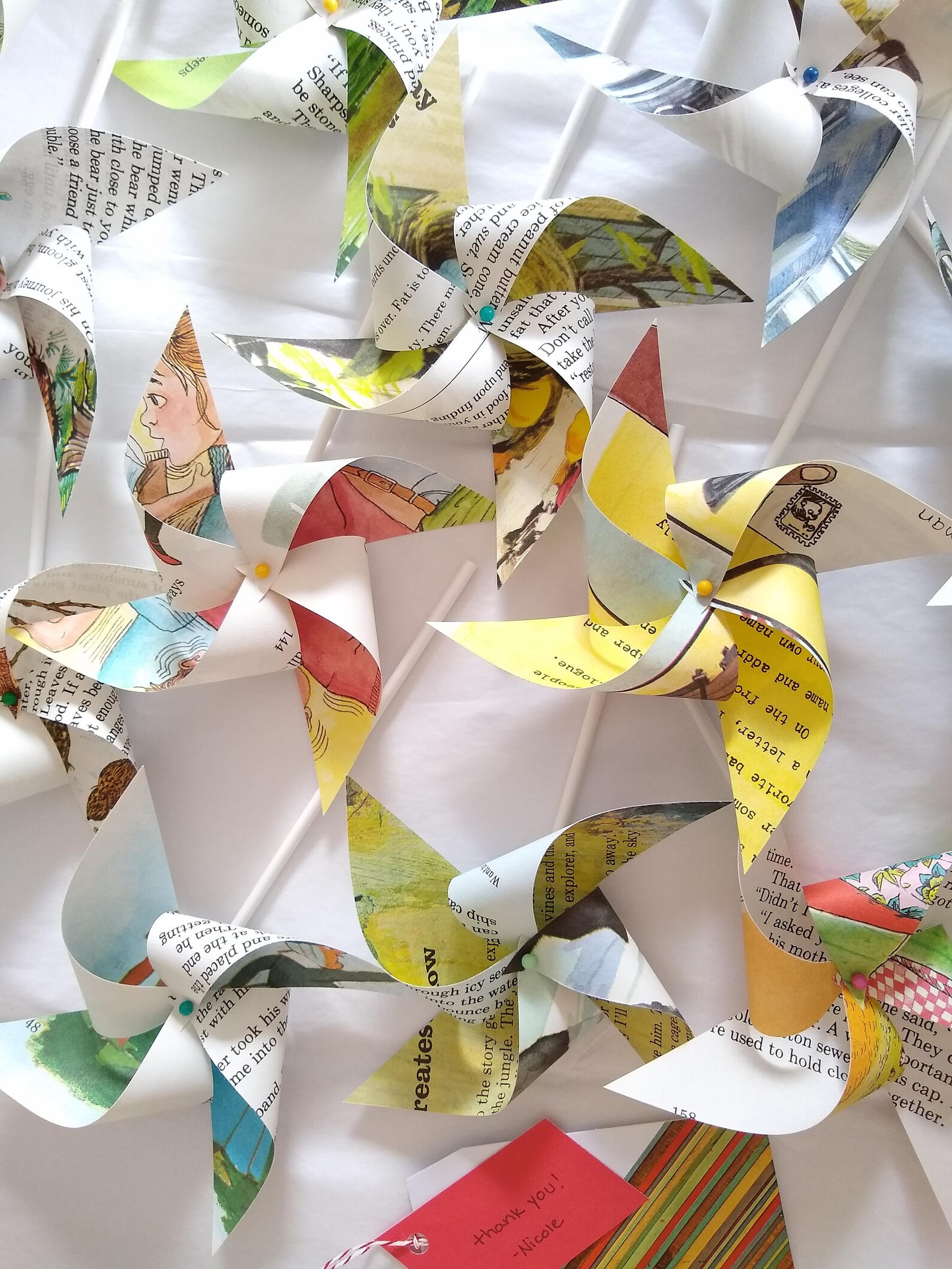 Set of Storybook Pinwheels - Etsy