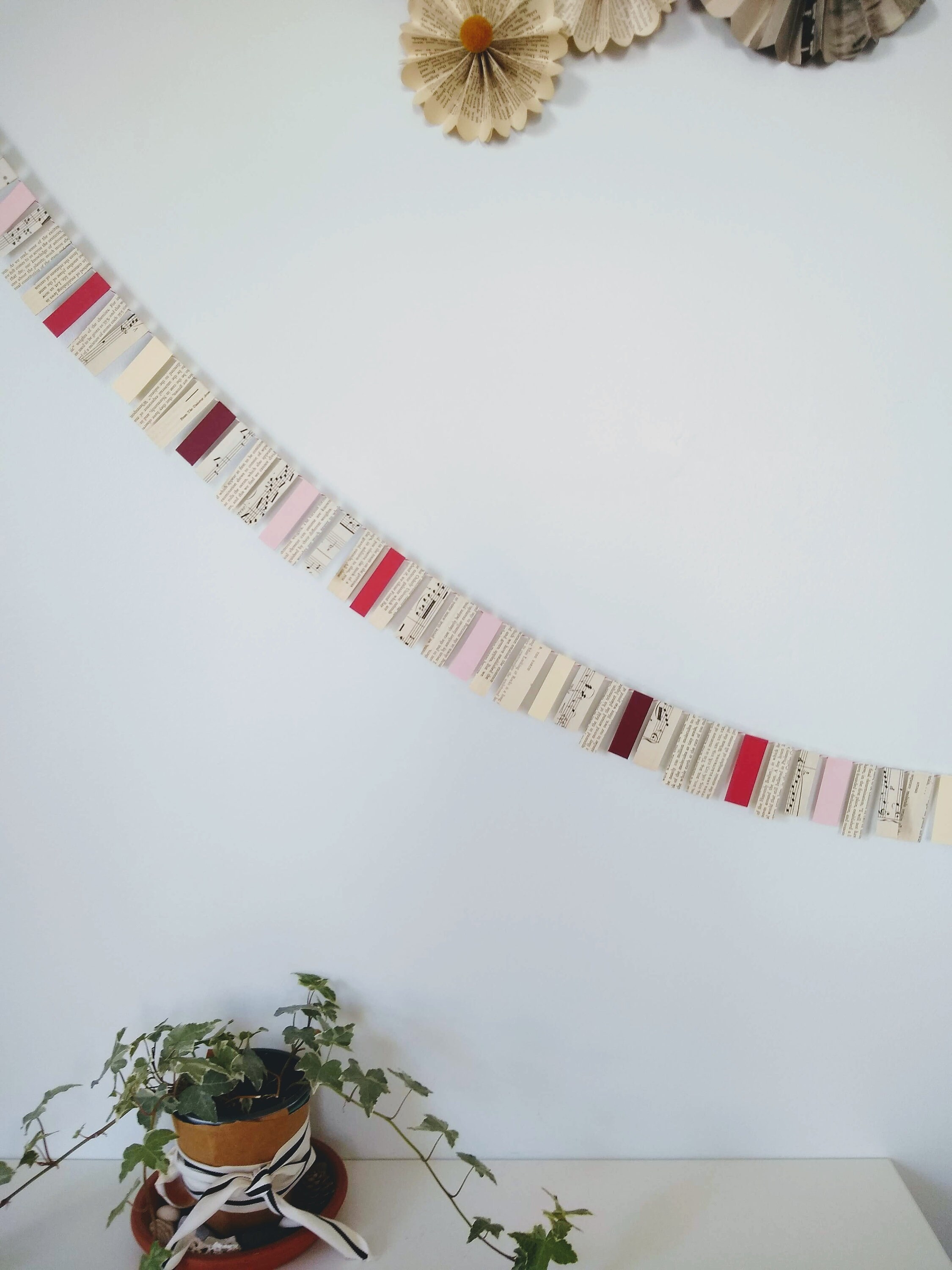 Music fringe garland | Etsy