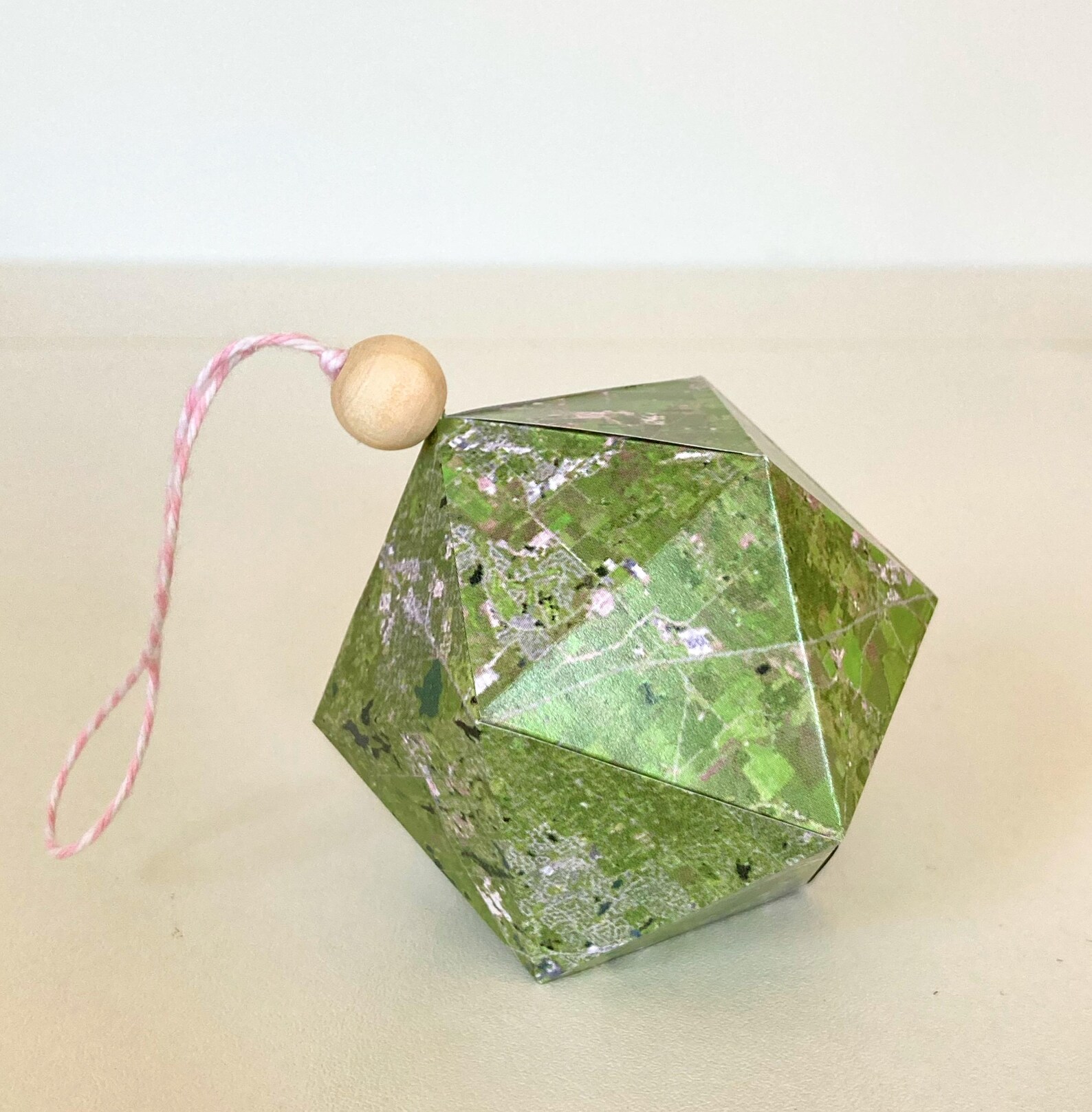 Geometric Map Ornament - Etsy