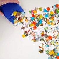 Vintage Children's Book Confetti, 200 Baby Shower Heart-shaped Confetti ...
