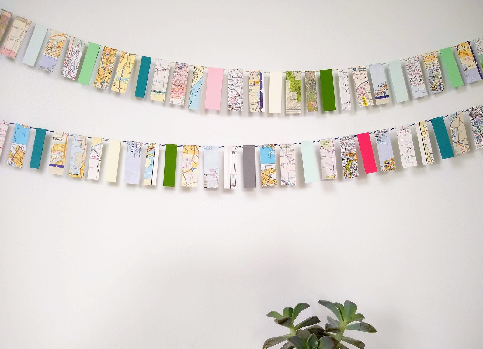 Map Party Decor Set | Etsy