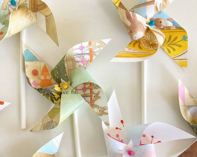 Set of 15 Mini Pinwheels - Etsy