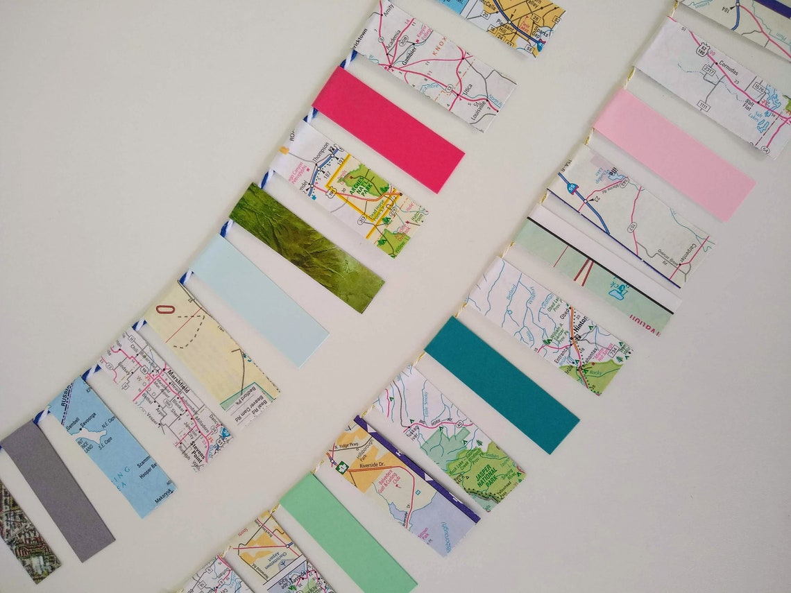 Map Party Decor Set | Etsy
