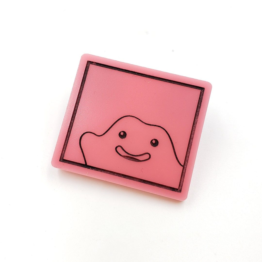 Surprised Ditto Acrylic Pin - Etsy