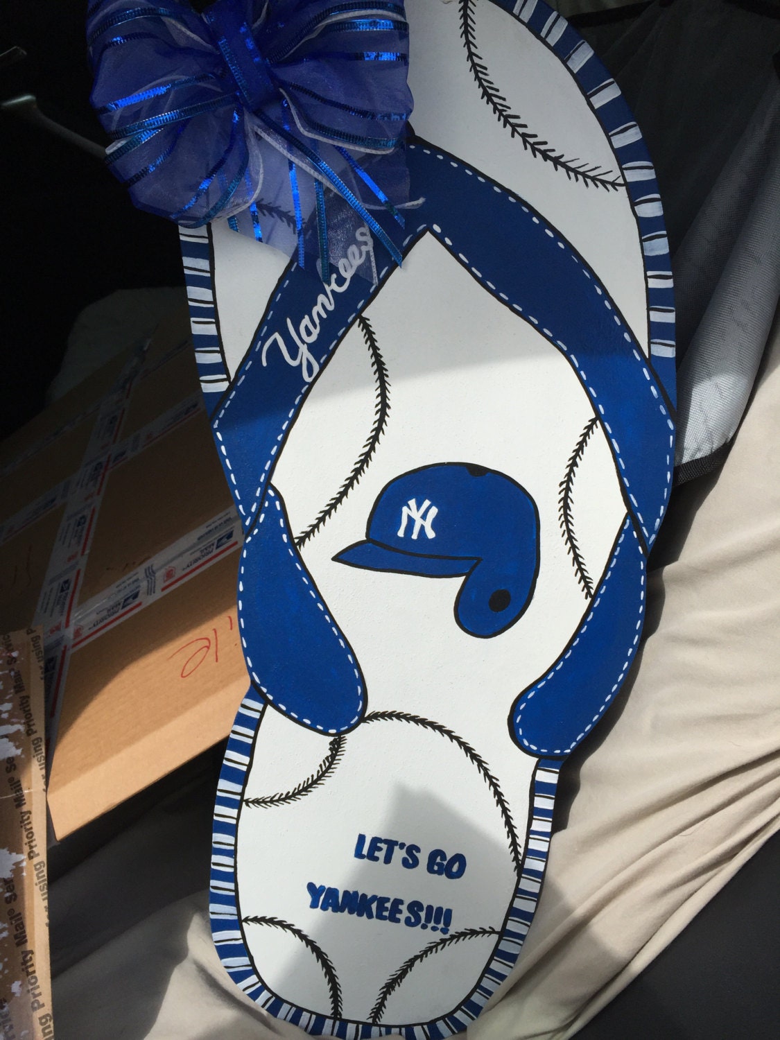 New York Yankees Door Hanger - Etsy