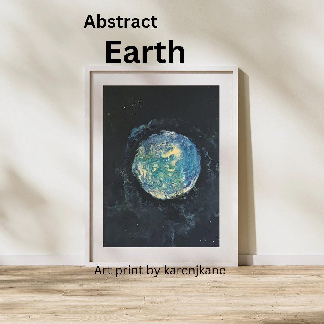 Abstract Earth, Art Print, Modern Wall Art by Karenjkane - Etsy