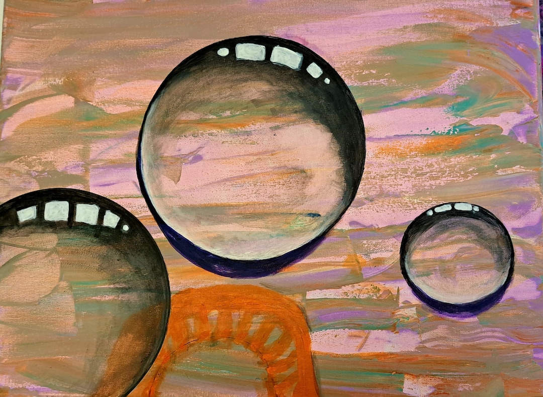 Abstract Art/ Bubble Art/ Abstract Printable Wall Decor/ Art Print ...