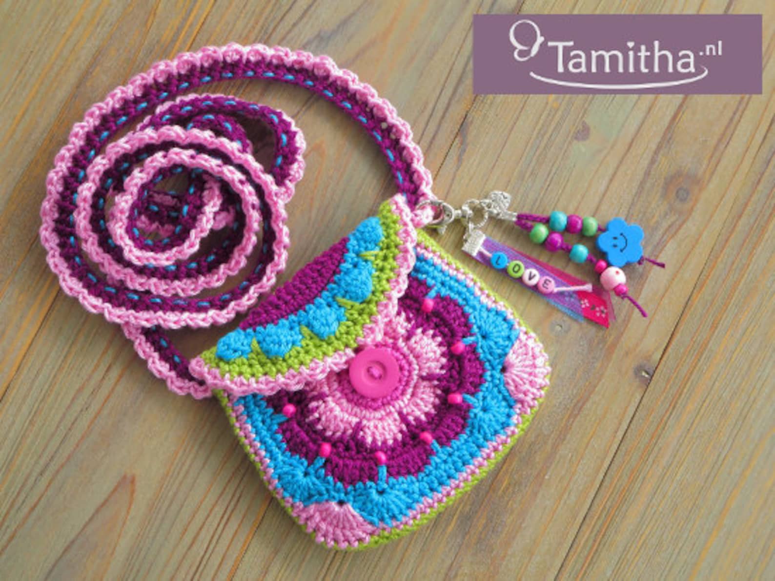 DUTCH / NEDERLANDS PATROON Fleurig Tasje (haakpatroon - Pdf) - Etsy