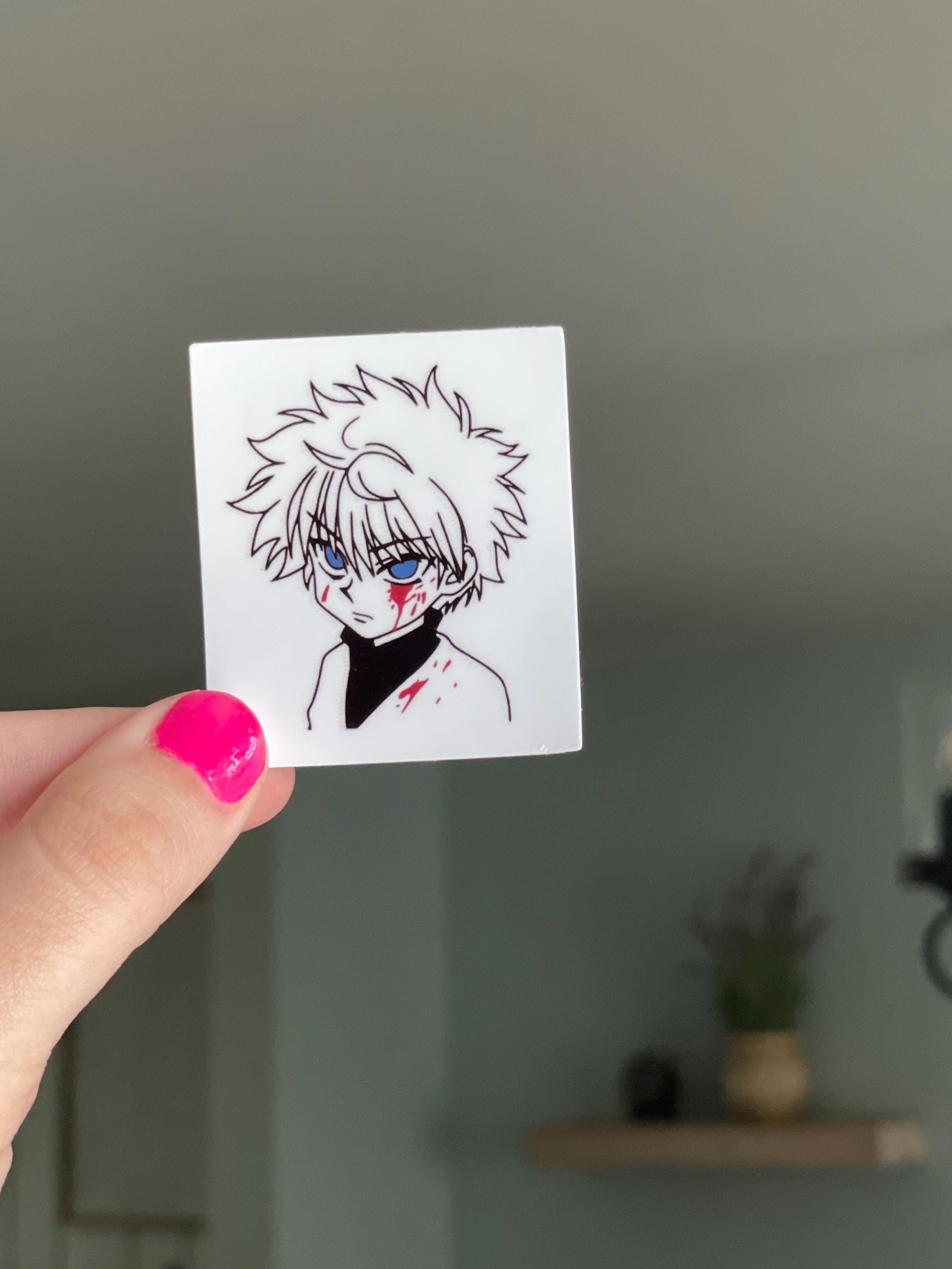 Hxh Killua Sticker | Hunter X Hunter | Anime Waterproof Vinyl Sticker ...